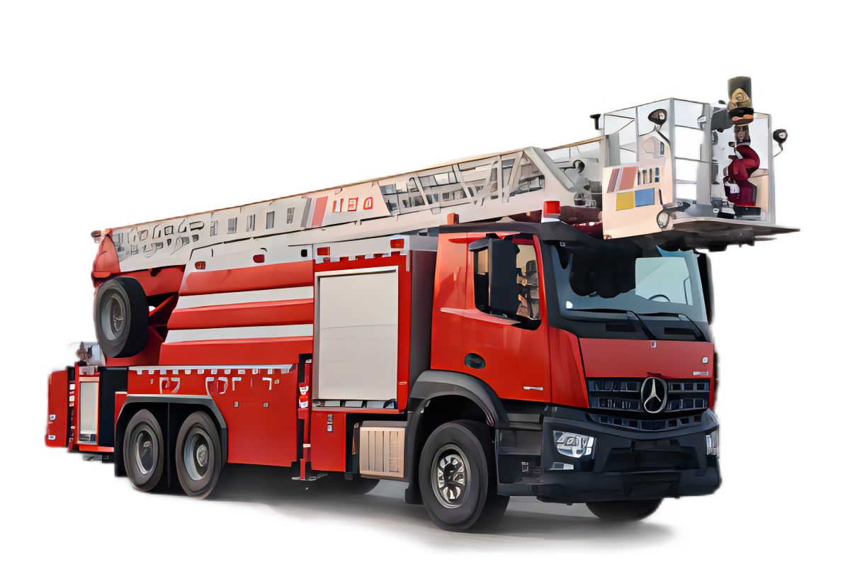 Wholesale Arocs 6X4 YT60 Aerial Ladder Fire Truck in Chinese - Hubei ...