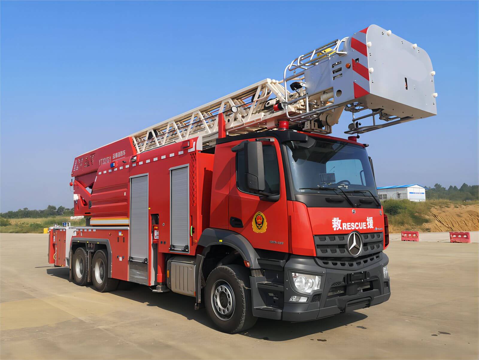 Wholesale Arocs 6X4 YT32 M Aerial Ladder Fire Truck in Chinese - Hubei ...