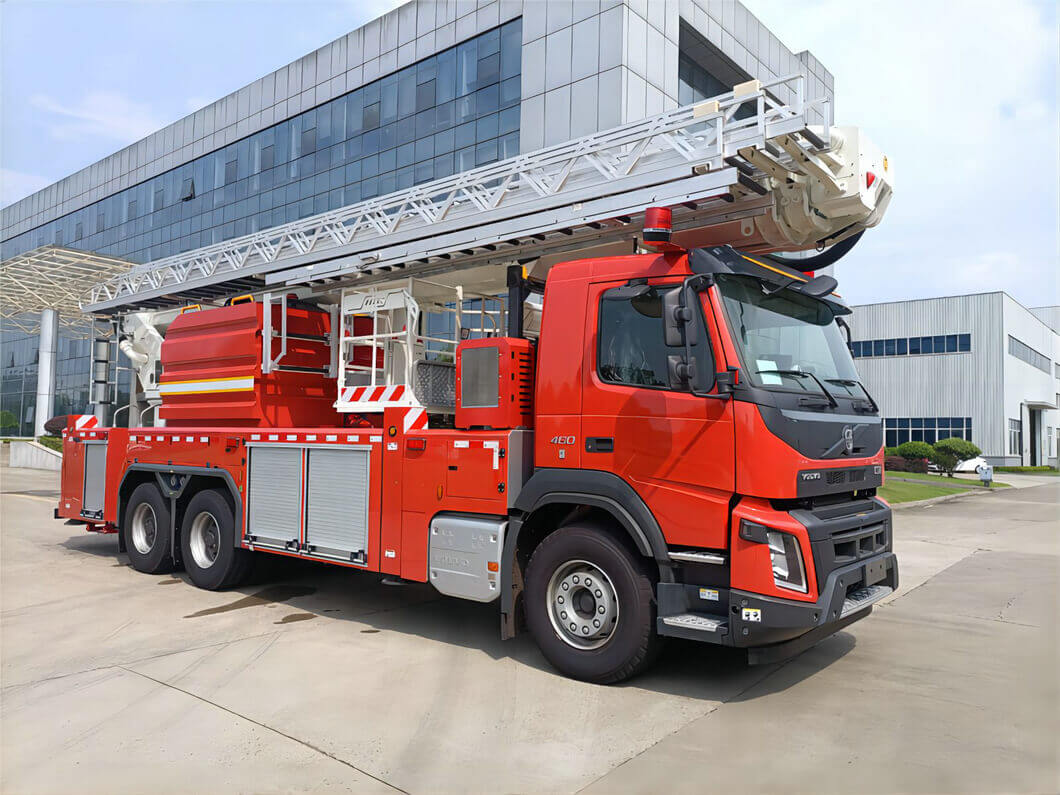 Wholesale Volvo 6x4 Aerial Elevated 34m Platform Fire Truck in Chinese ...
