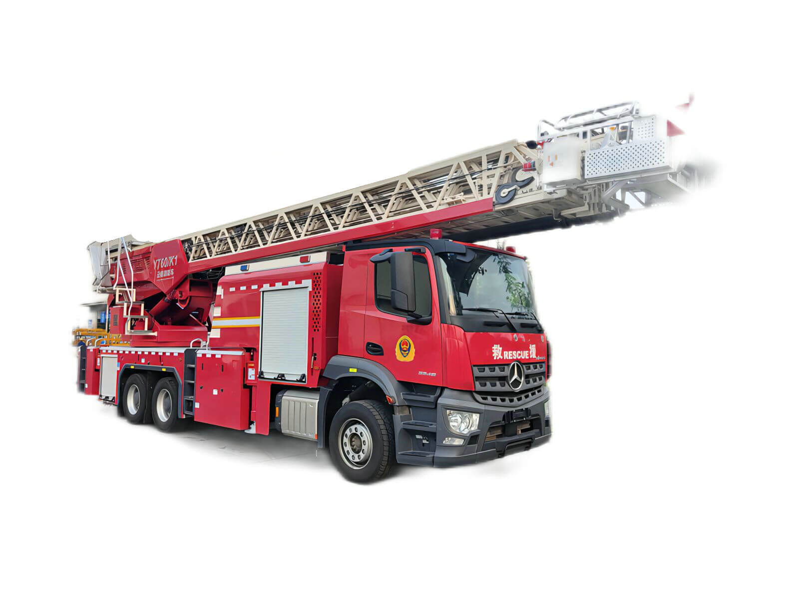 Wholesale Arocs 6X4 YT60 Aerial Ladder Fire Truck in Chinese - Hubei ...