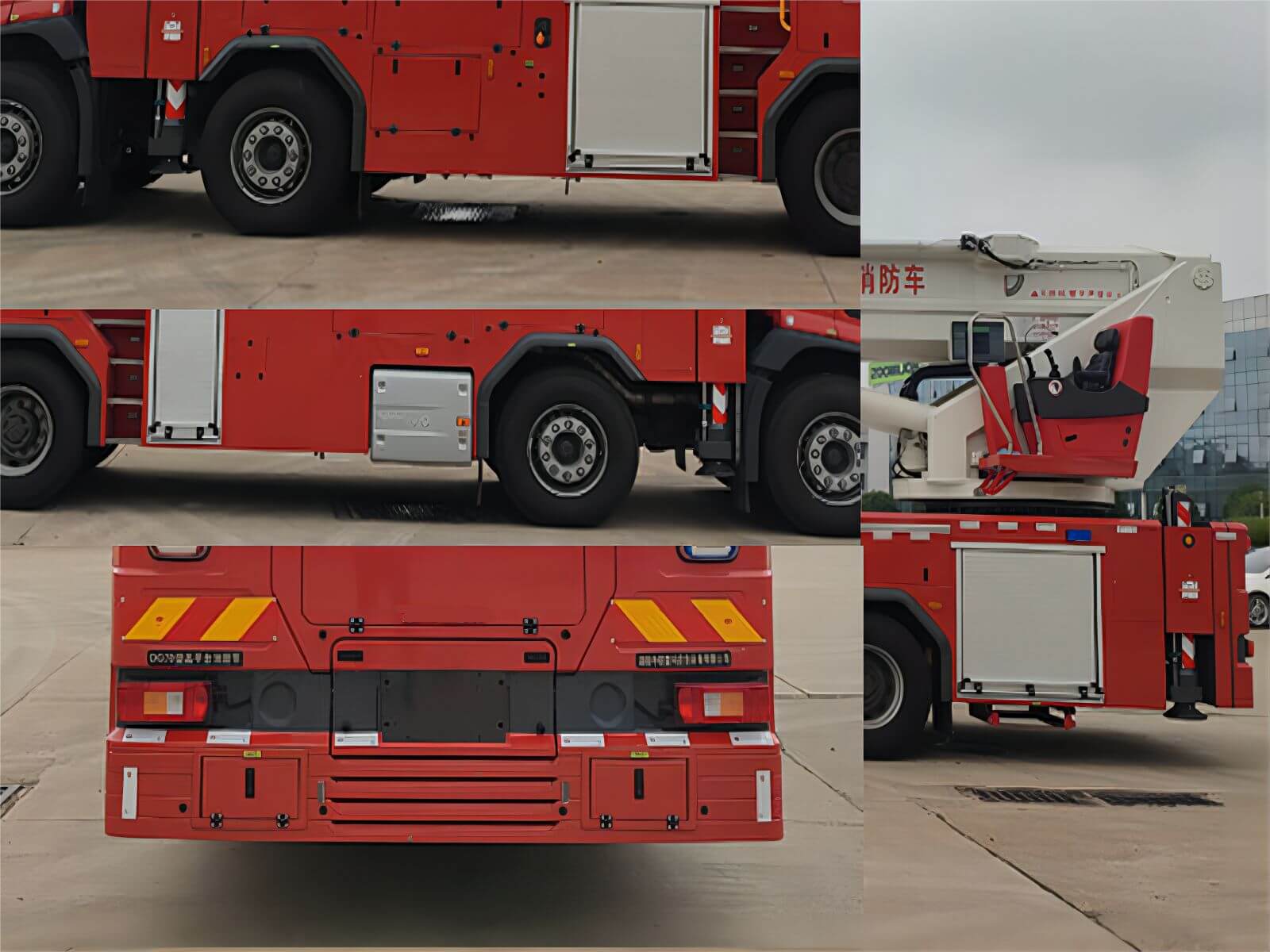 Wholesale Volvo 12 Wheels Aerial 70m Platform Fire Truck in Chinese ...