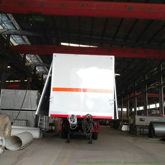 Customizing 3 Axles Insulated Van Explosion-Proof Blasting Goods ...