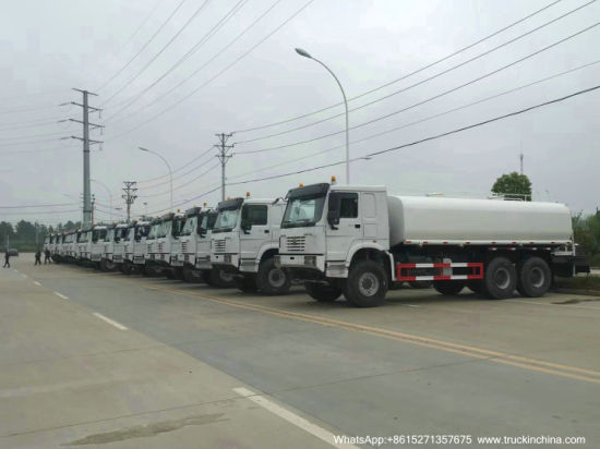 Wholesale HOWO off Road 6X6 Awd Water Tanker Truck (20m3-24m3 Water ...