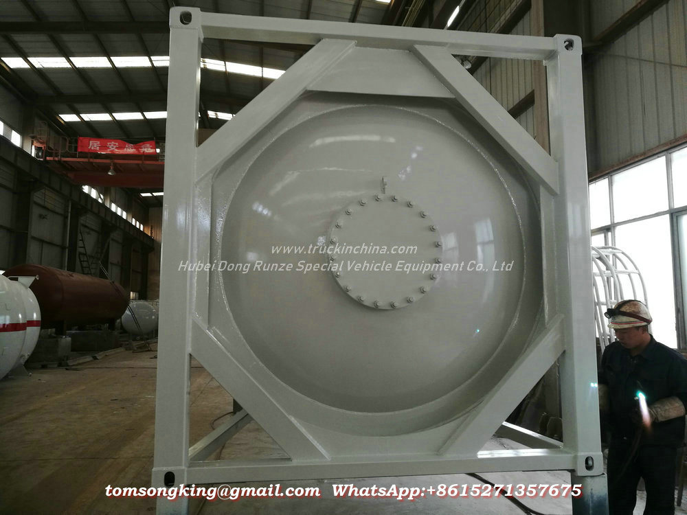 20FT Pressure Tank Container for Liquid Ammonia Un1005 Liquid Nh3 ...