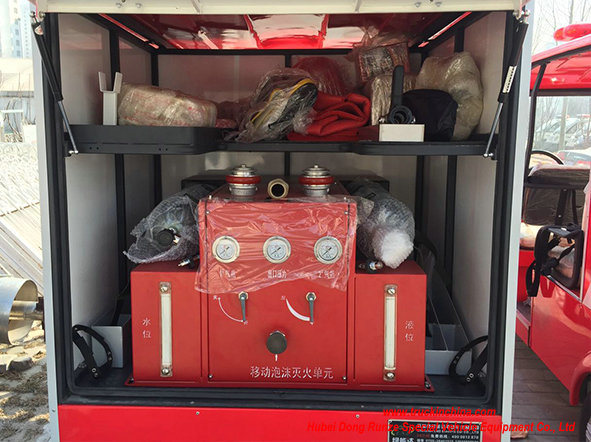 Fire Patrol Mini 2 Seats Electric Fire Truck Mounted with Motor Fire ...