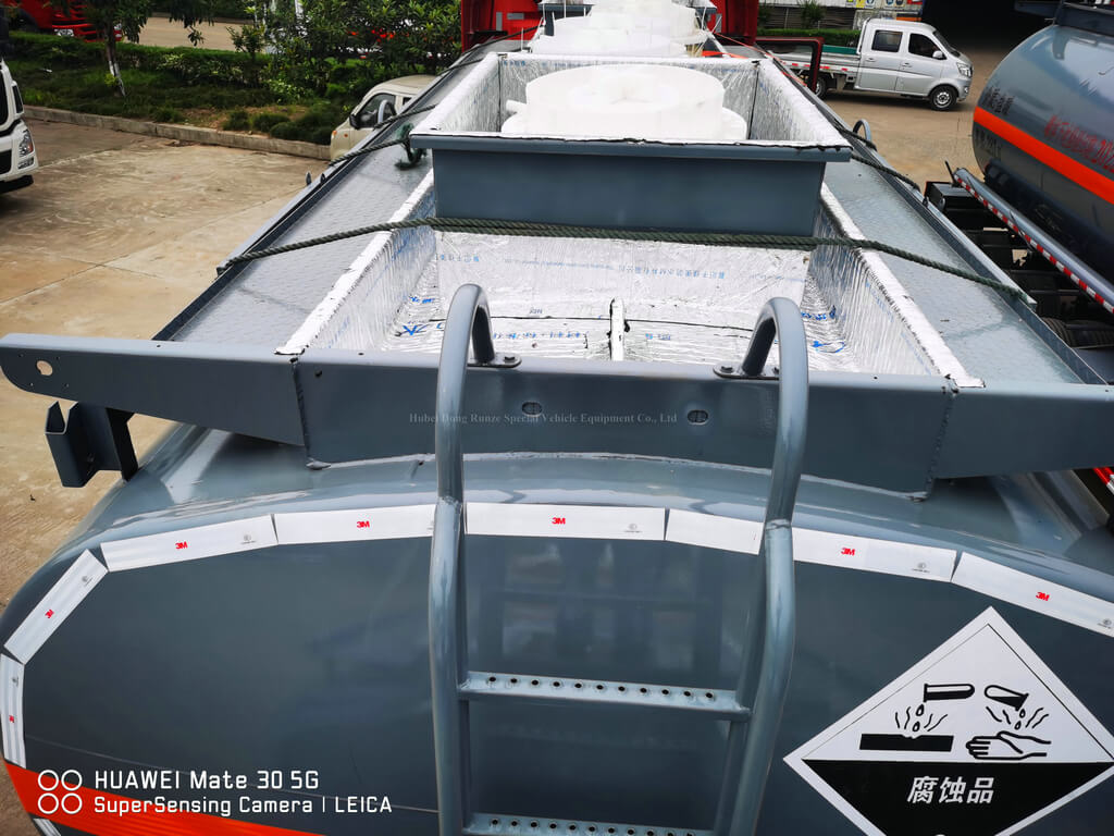 Steel Lined PE 16mm Moblie Hydrochloric Acid Tank Container 15m3 to ...