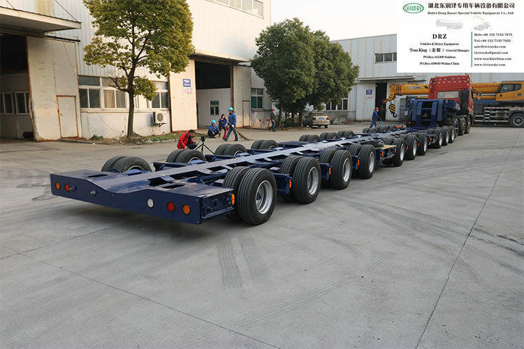 Wholesale Customied Hydraulic Steering Heavy Duty 10 Axle Ultra Lowboy ...