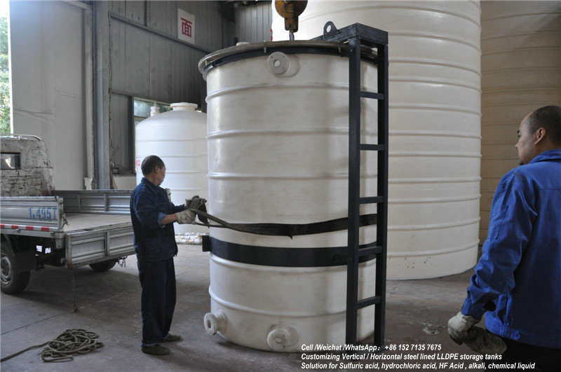 13200 Gallon Hydrochloric Acid Storage PE Tank (Vertical/Horizontal ...