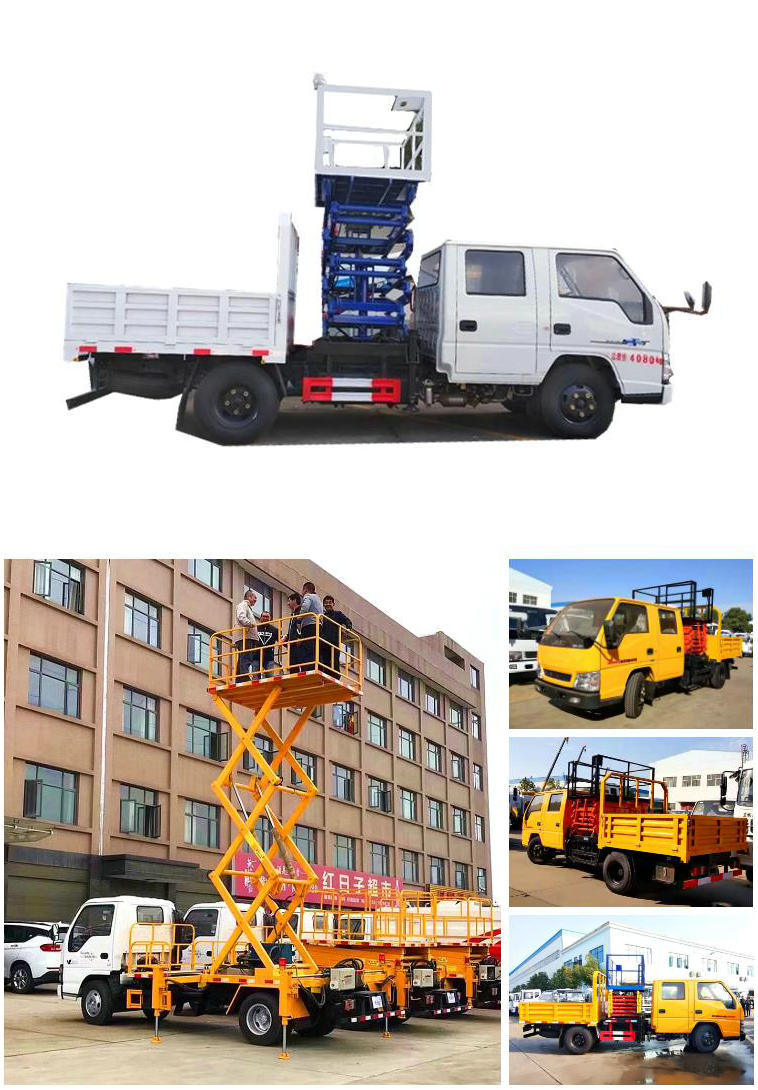Wholesale Aerial Work Platform Truck Mounted Vertical Man Lifting (10m ...
