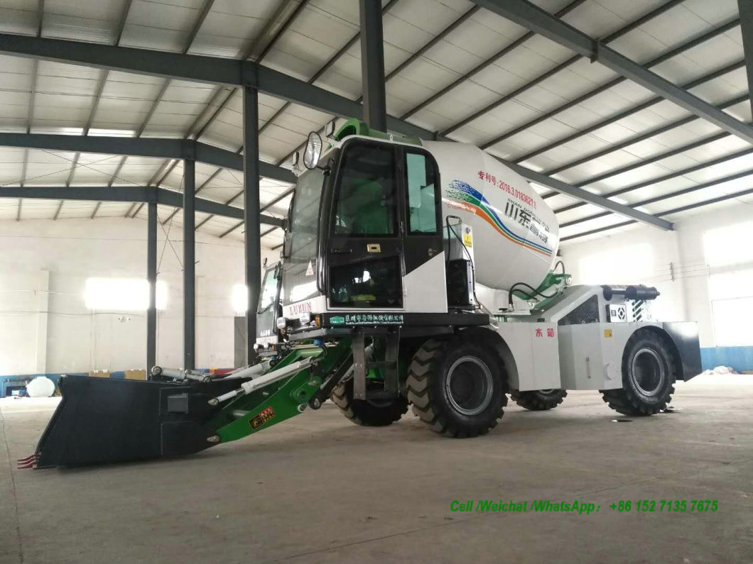 Wholesale Luzun Self Loading Concrete Mixer Truck 2.6m3 -3cbm (Self Loading Cement Mixer Truck ...