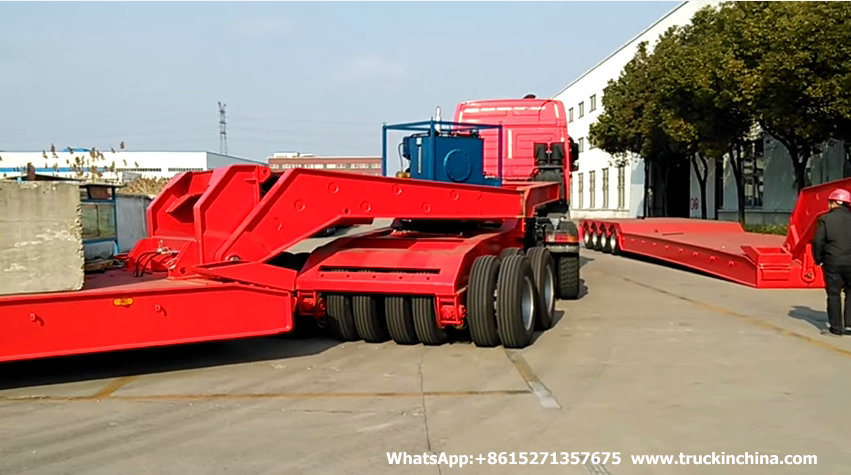 Wholesale Customizing Multi Axle Steering Axle Low Bed Trailer ...