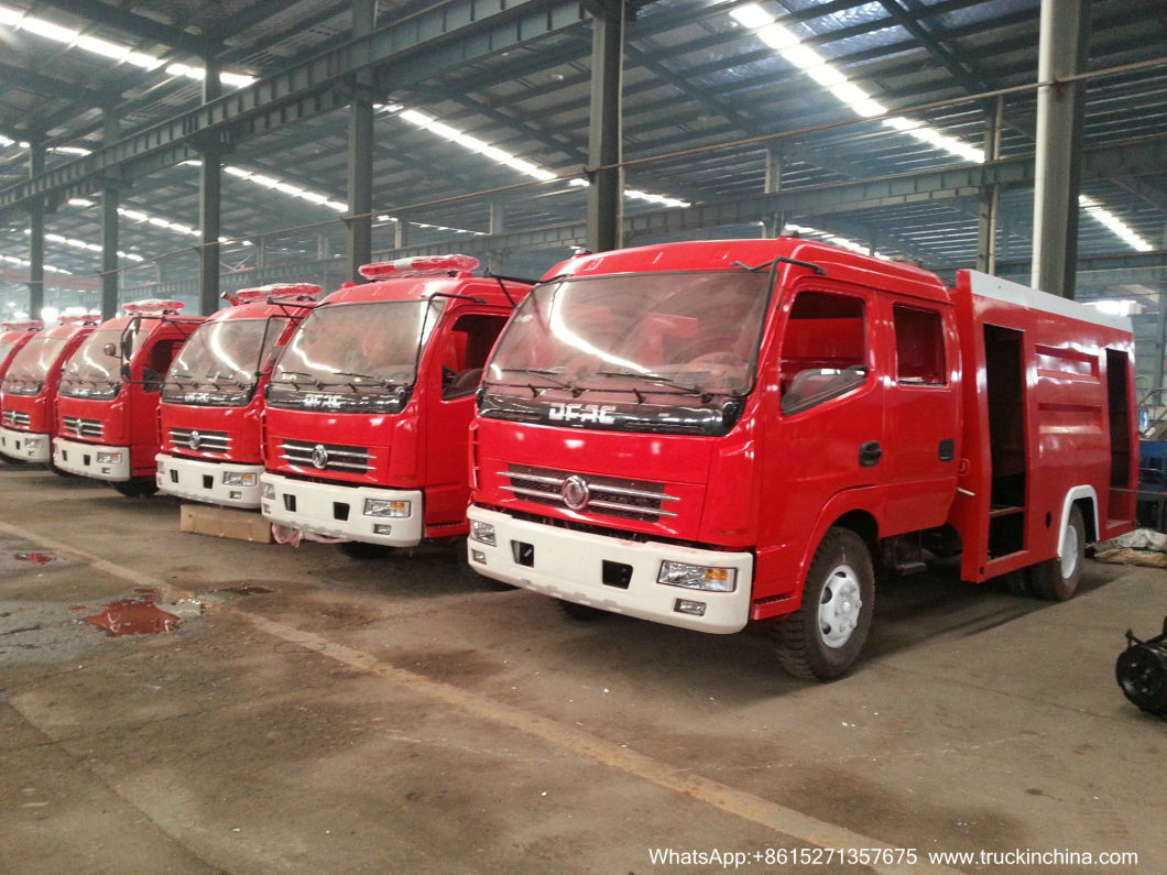 600p Double Cabin Isuzu Fire Truck Nkr Fire Fighting Truck 2500L/3000L ...