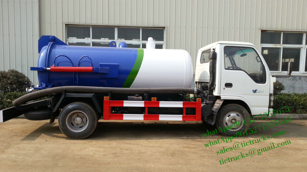 Wholesale Samll 4X2 Isuzu Vacuum Tanker Septic Tank 3000L - 6000L in ...