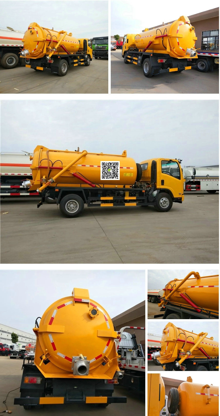 Wholesale Isuzu 4000L~8, 000L Vacuum Sucion Tanker Truck Sale (Cesspit ...