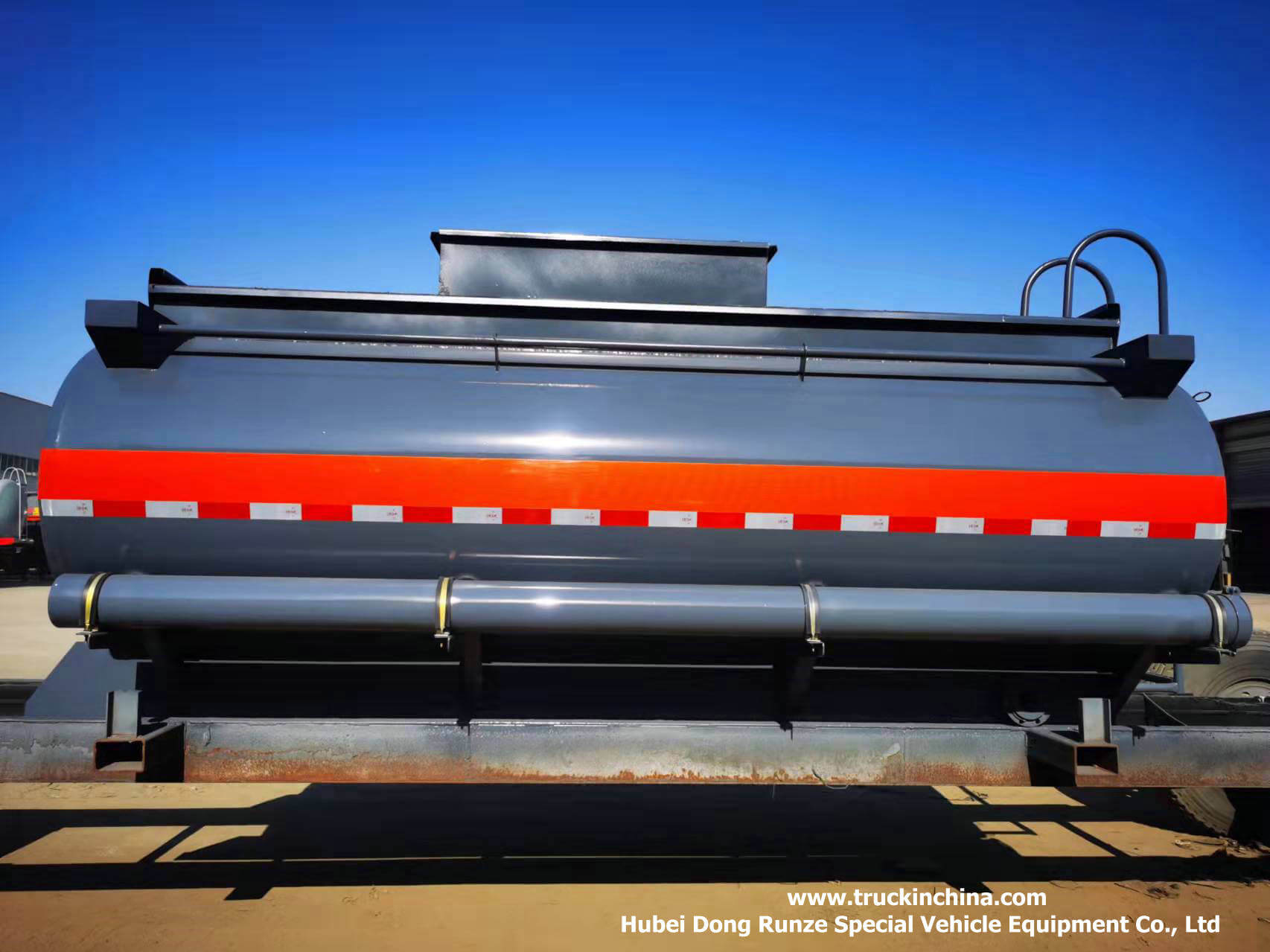 6000Liters Lined PE Mobile Hydrochloric Acid (HCl) Tank For Truck Lorry ...