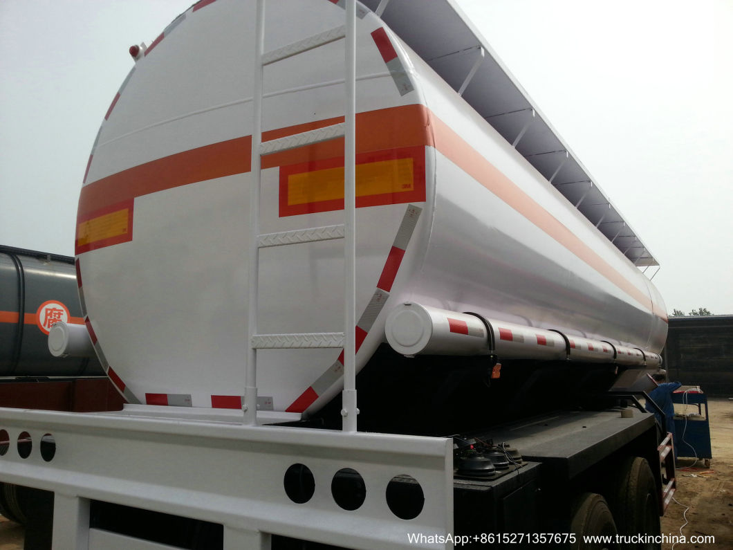 Wholesale 2 Axles Dilute Sulfuric Acid Tank Trailer Dangerous Acid Tank Trailer (DUAL AXLE ACID ...
