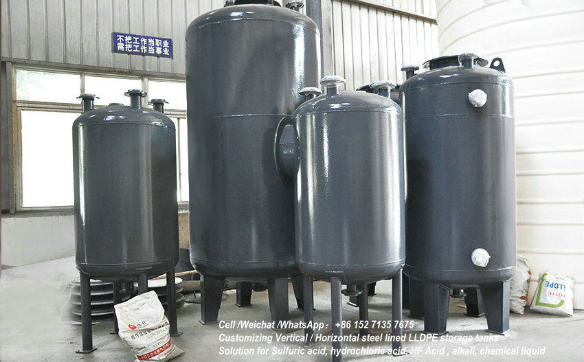 Wholesale HCl Naclo Storage Dosing Tanks (Carbon Steel Tank Lined LLDPE ...