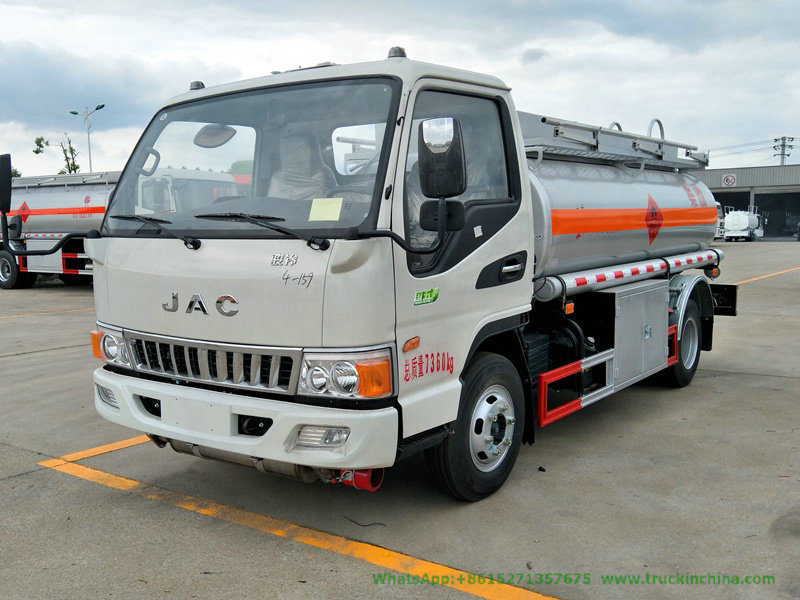 Wholesale JAC 4m3 Mini Fuel Delivery Truck (1000 Gallon Small Fuel ...