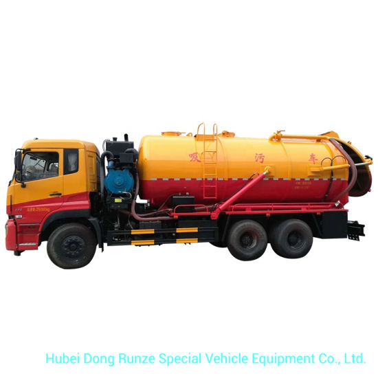 Wholesale 20000L Vacuum Sewage Tanker Truck with High Pressure VAC Pump ...