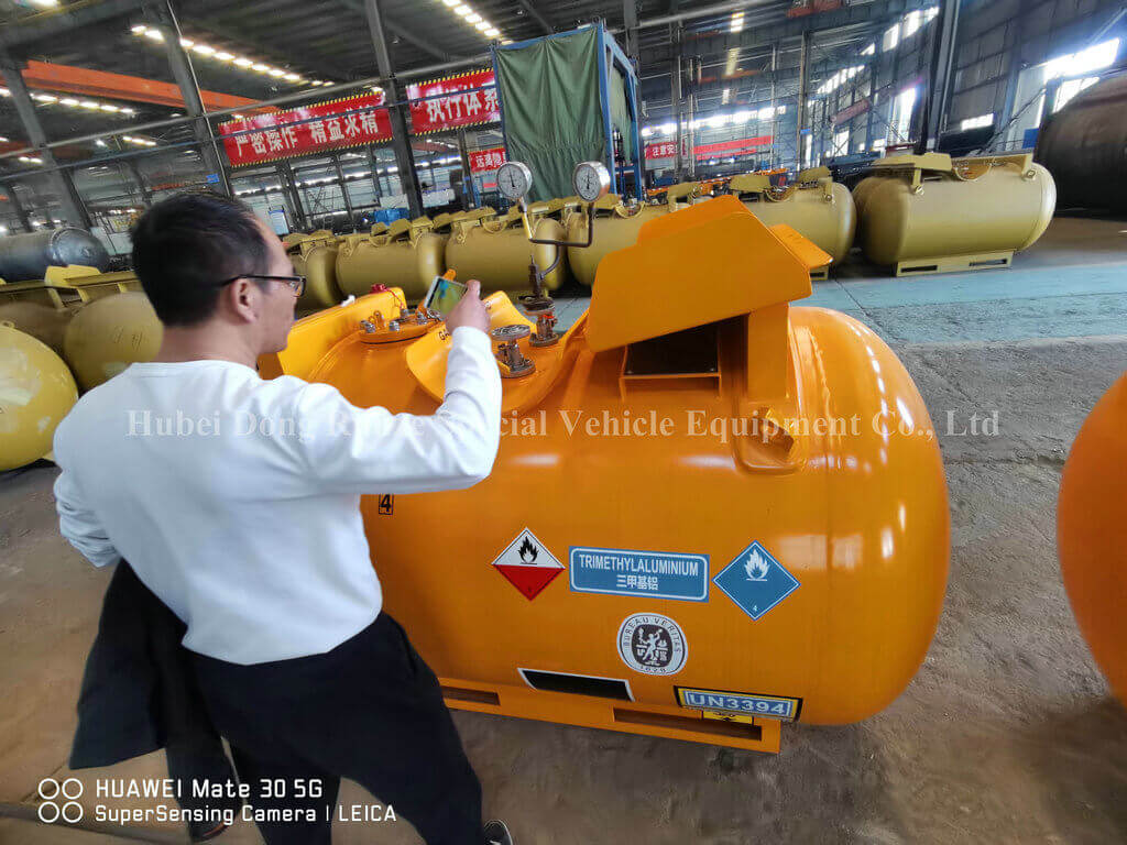 Inspection 10Units T21 TEAL UN Portable Tank C430 Teal Cylinder For ...