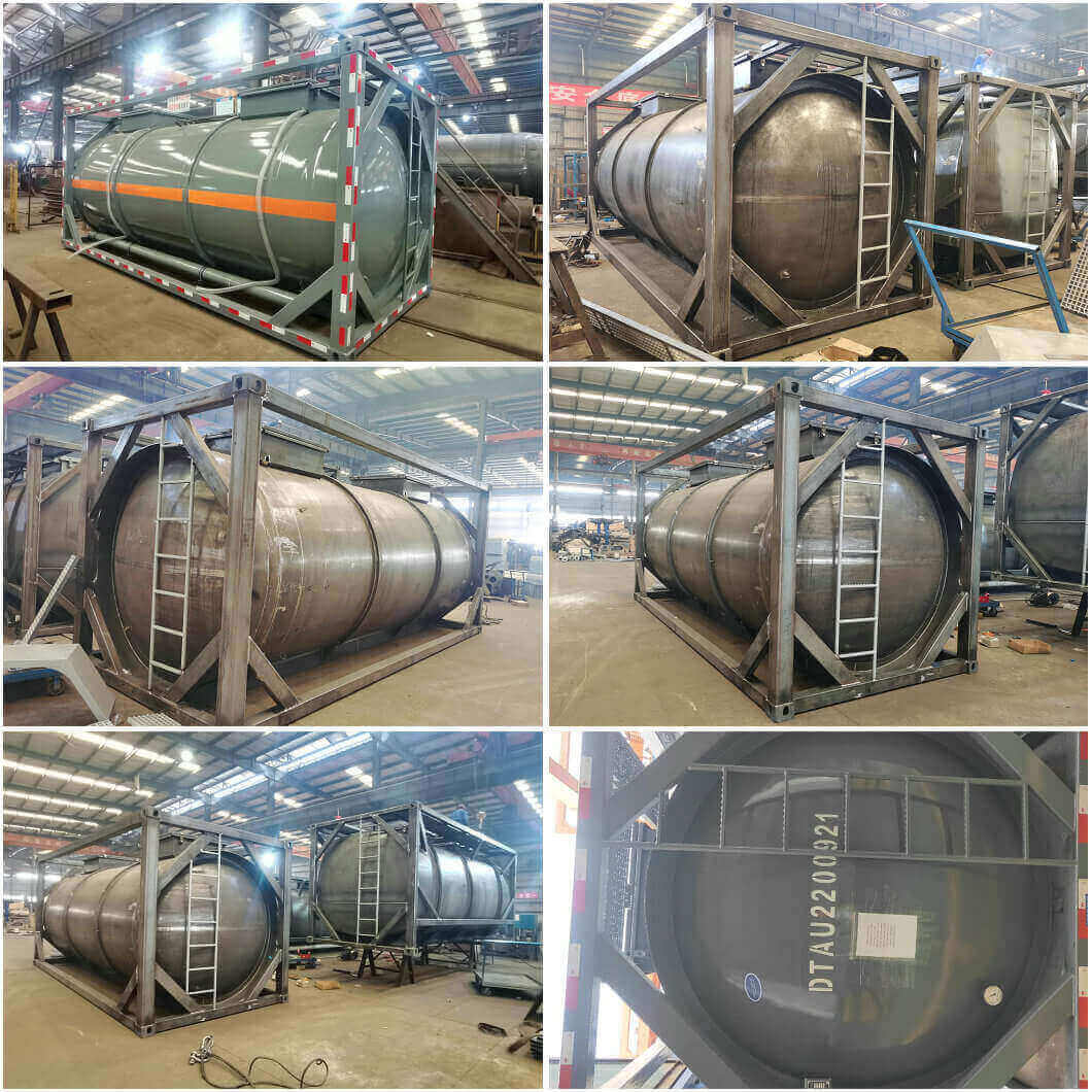 2 Sets Hydrochloric Acid Hydrofluoric Acid Road Transport 20Ft Tank 2 Sets Hydrochloric Acid Hydrofluoric Acid Road Transport 20Ft Tank