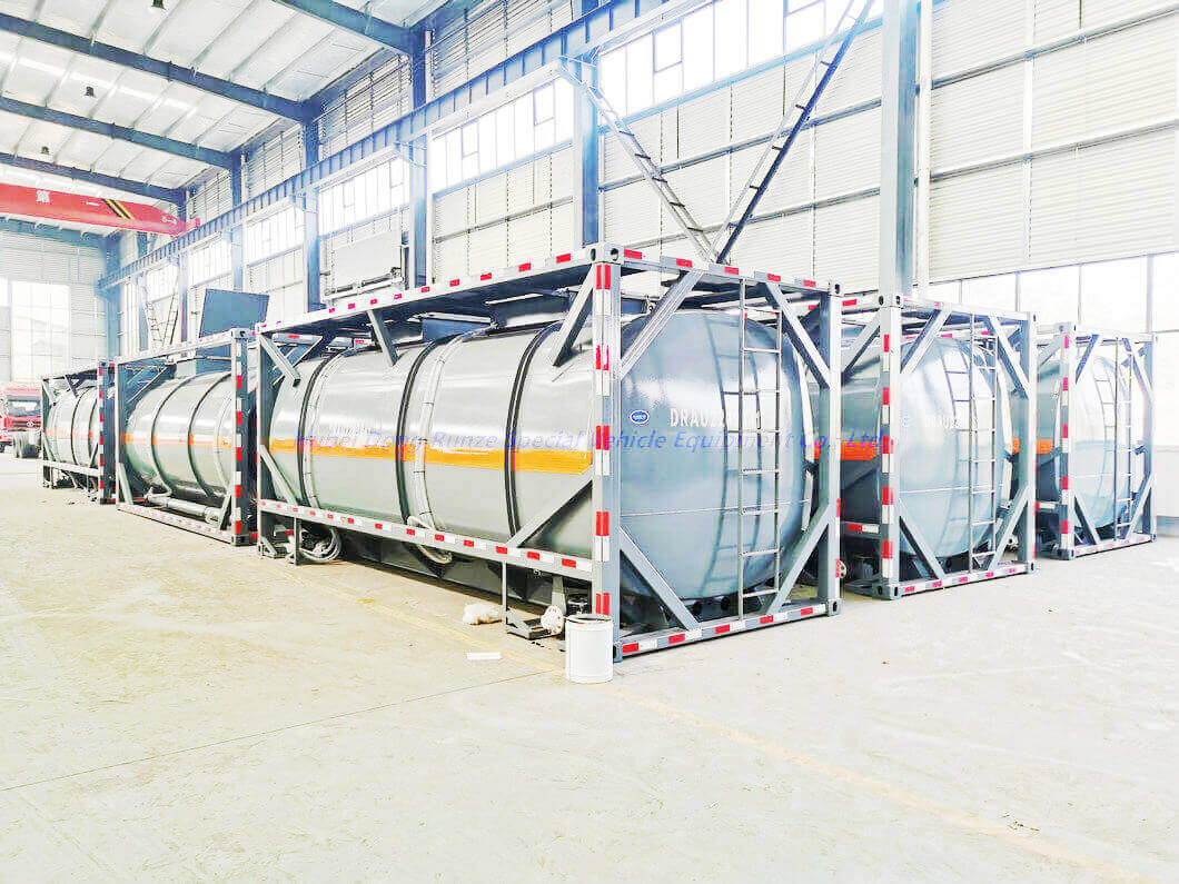 4units 20ft HCL acid tank containers 22cbm export vietnam - Hubei Dong ...