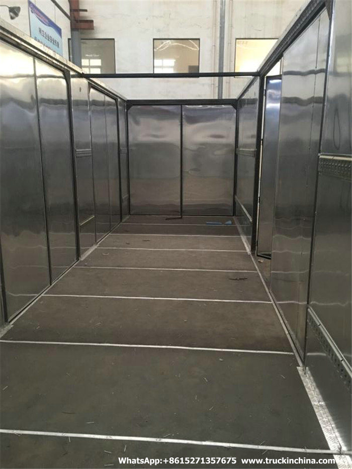 Customizing 3 Axles Insulated Van Explosion-Proof Blasting Goods ...