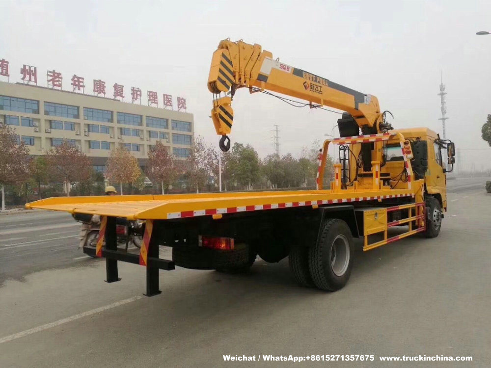 Wholesale Shacman Car Carrier Flatbed Mounted 8 Ton Loading Crane ...