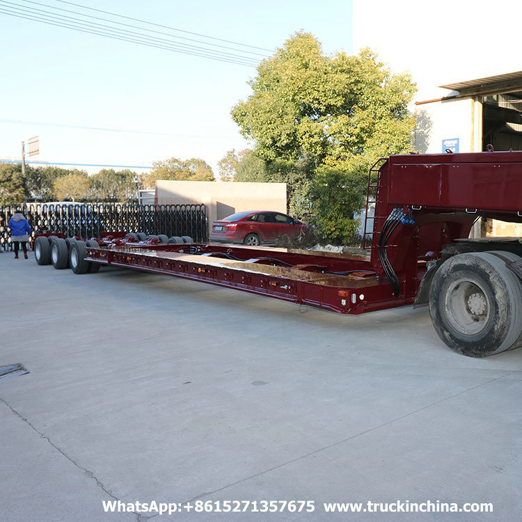 Wholesale Customied Hydraulic Steering Heavy Duty 10 Axle Ultra Lowboy ...