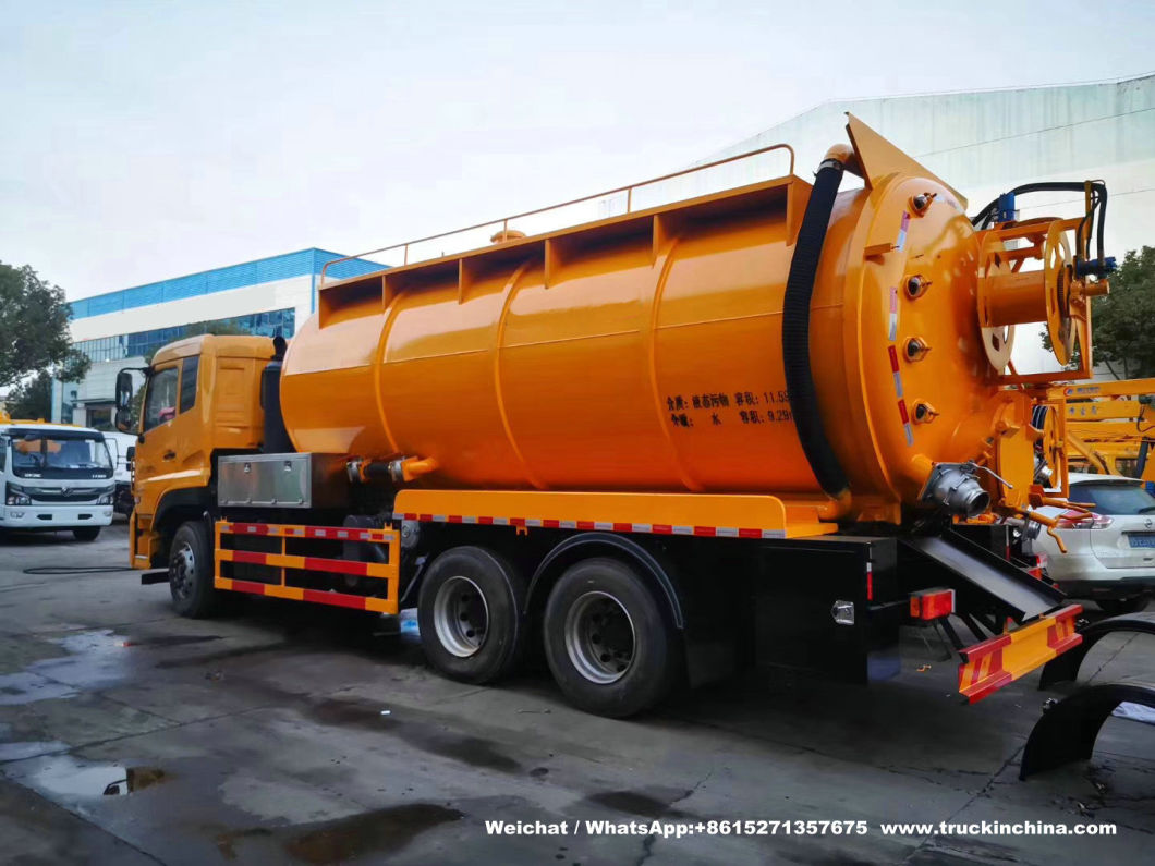 Wholesale Dfl Supersucker Combined Vacuum Jetting Tanker Trucks (9CBM ...