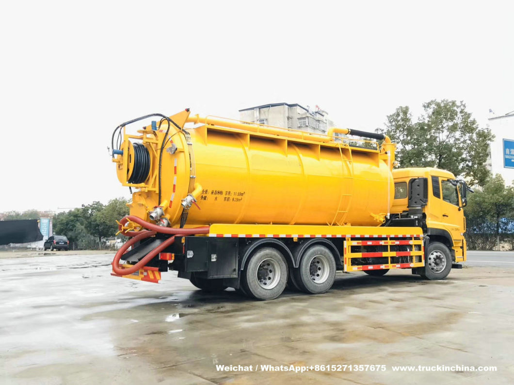 Wholesale Dfl Supersucker Combined Vacuum Jetting Tanker Trucks (9CBM ...