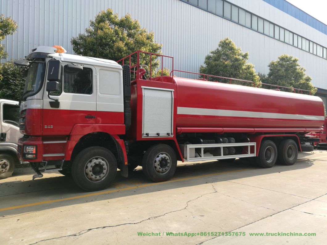 Wholesale Shacman 12 Wheels Water Tanker Fire Truck 30t Bowser Tank ...