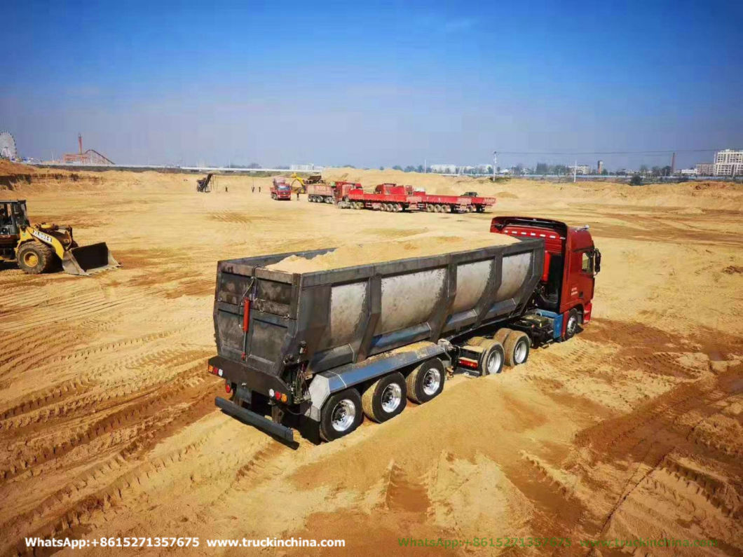 Wholesale Customizing 3 Axle Conveyor Belt Trailer (Self-unloading ...