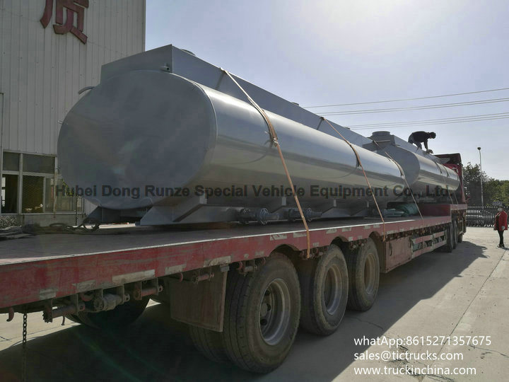 Wholesale Tank Body Carbon Steel Inner Lined 16mm PE, 15000L-16500L for ...