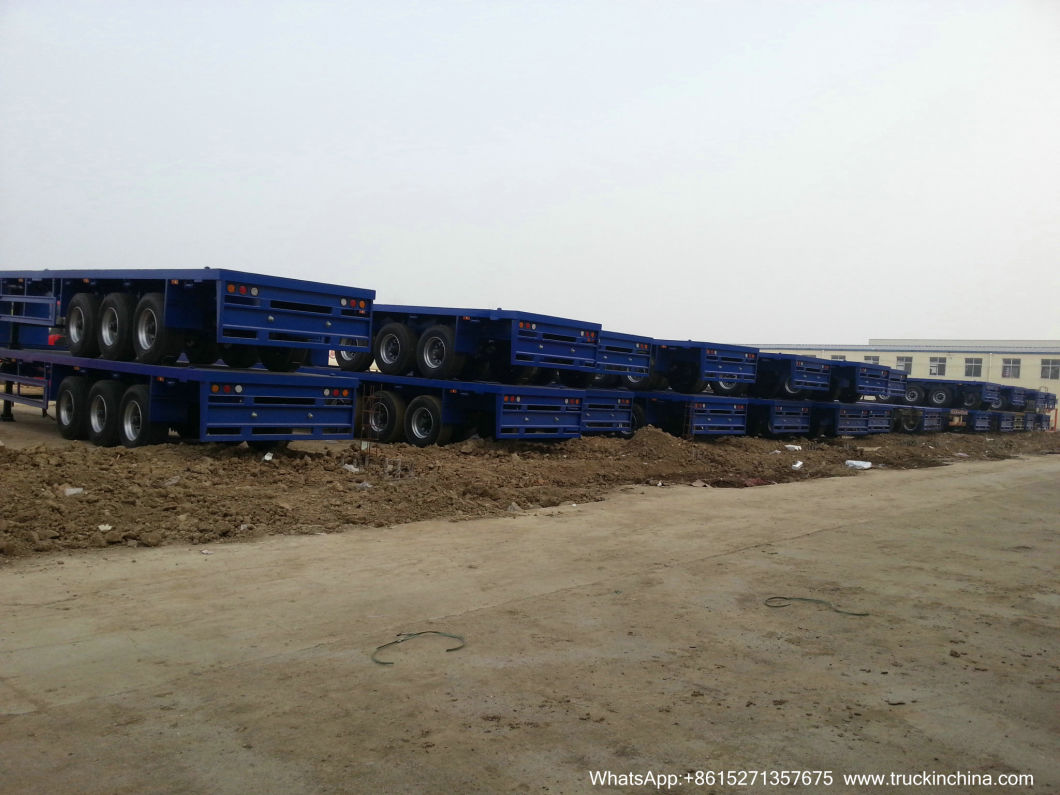 Wholesale 40FT Flatbed Container Semi Trailer (Flatbed Container ...