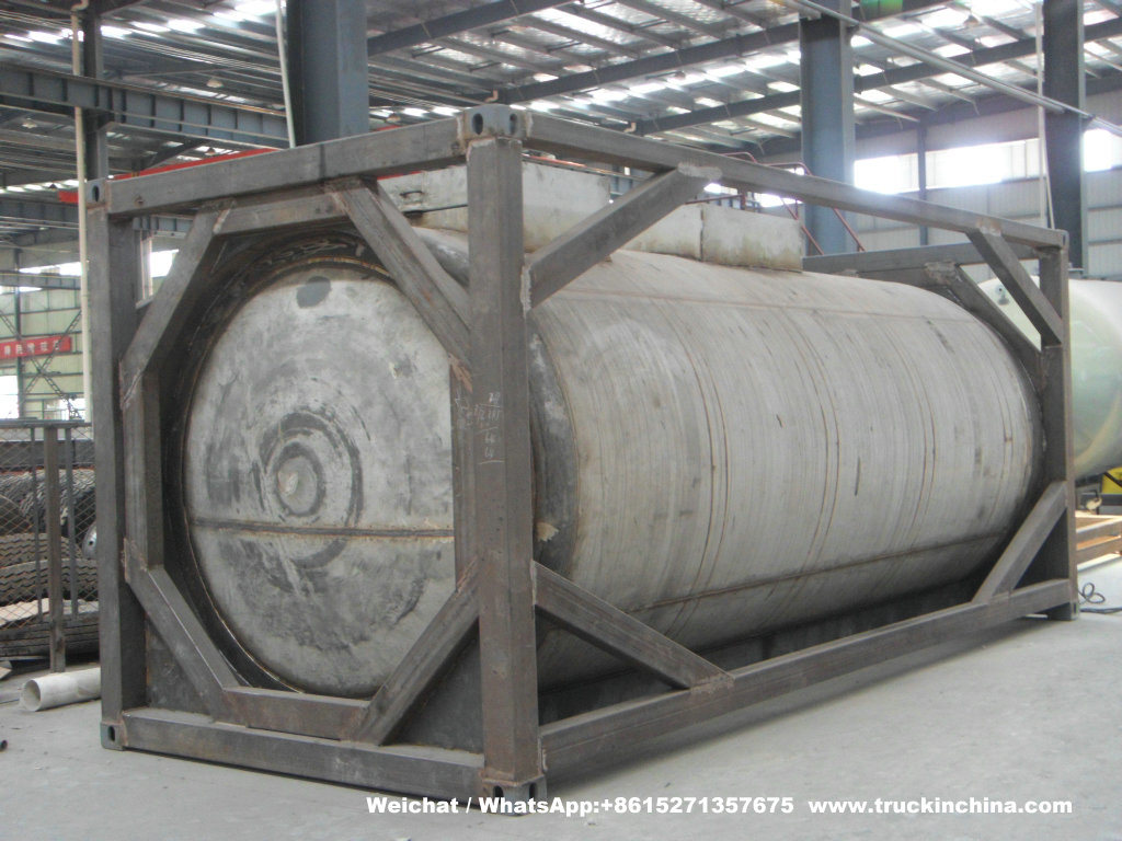 20FT Stainless Steel Yellow Phosphorus Tank Container with Heating ...