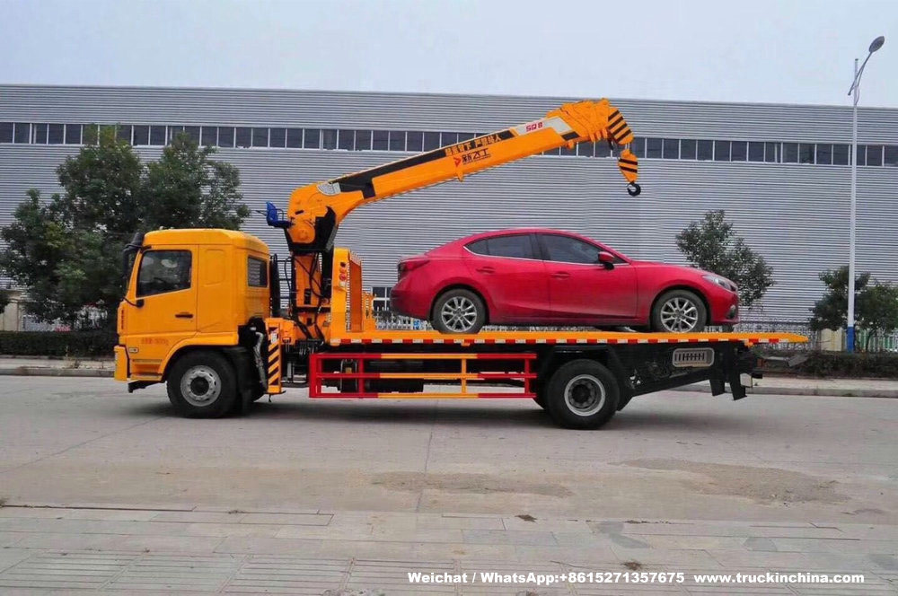 Wholesale Shacman Car Carrier Flatbed Mounted 8 Ton Loading Crane ...