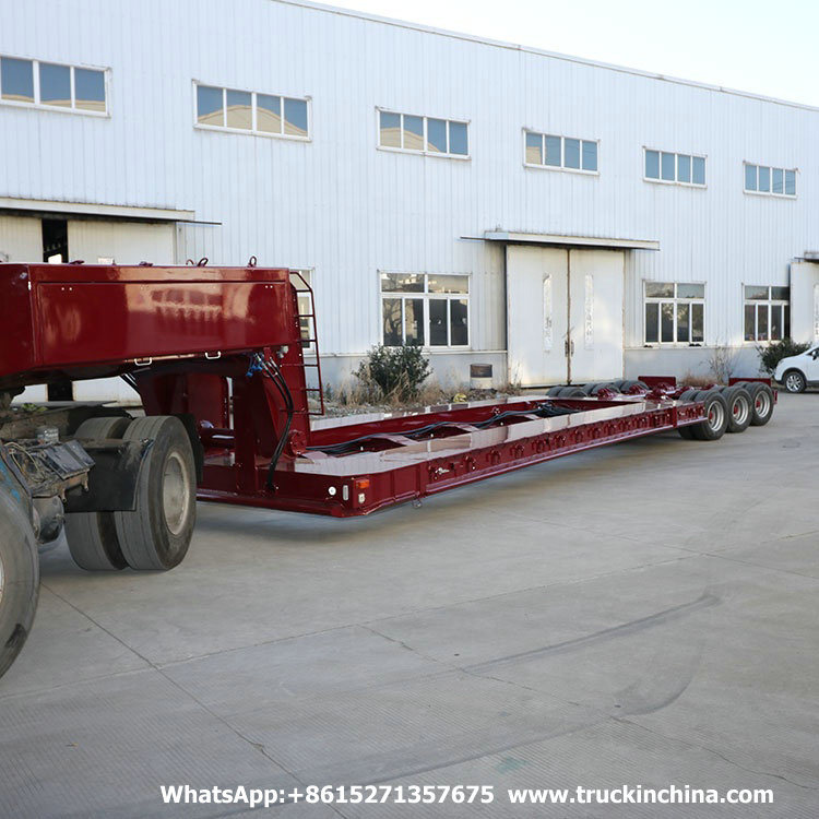 Wholesale Customied Hydraulic Steering Heavy Duty 10 Axle Ultra Lowboy ...