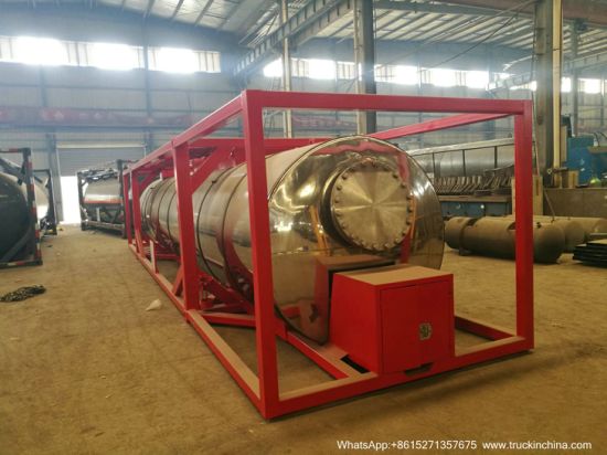 Wholesale 40FT Sulfur ISO Tank Container (Insulated Cladding Stainless ...