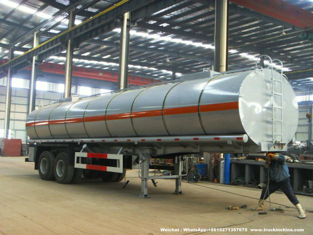 Wholesale 30t -38t Stainless Tanker Trailer Insulated Steam Heating ...