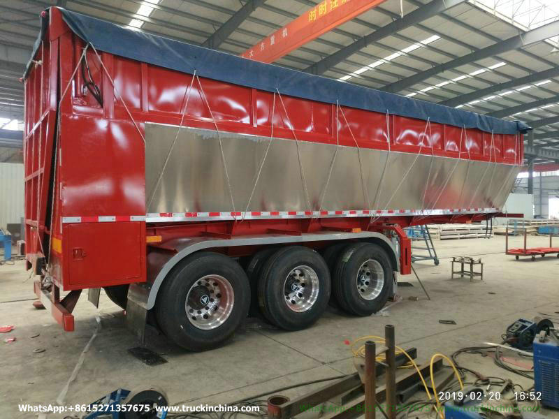 Wholesale Customizing 3 Axle Conveyor Belt Trailer (Self-unloading ...