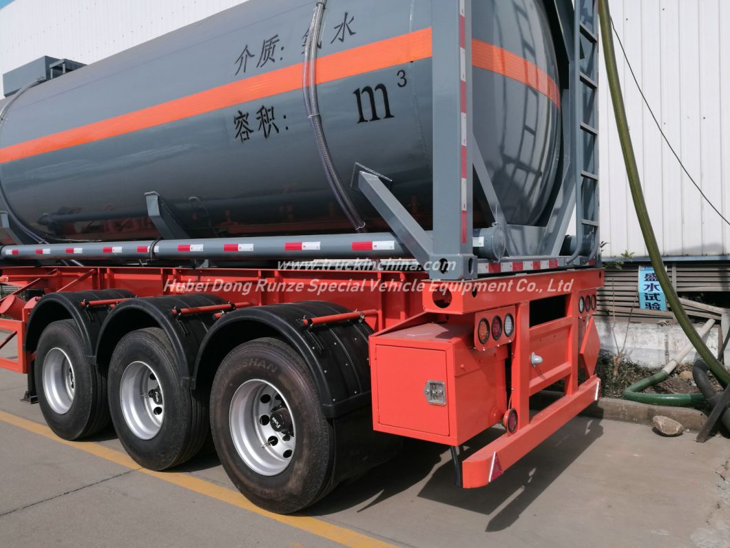 Container 20FT ISO Round Tank Steel Lined Polyethylene Plastic LDPE ...