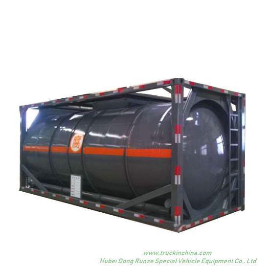 Container 20FT ISO Round Tank Steel Lined Polyethylene Plastic LDPE ...