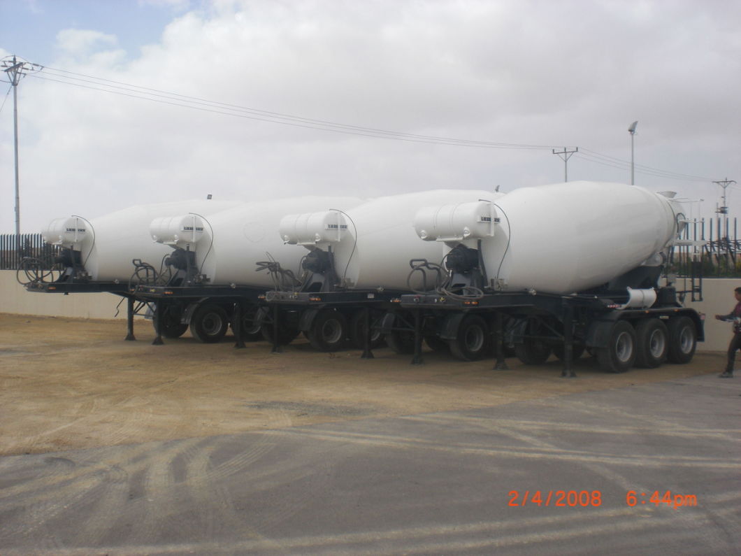 Wholesale Transit Mixer Tank 10m3-12m3 Concrete Mixer Trailer (2 axles ...