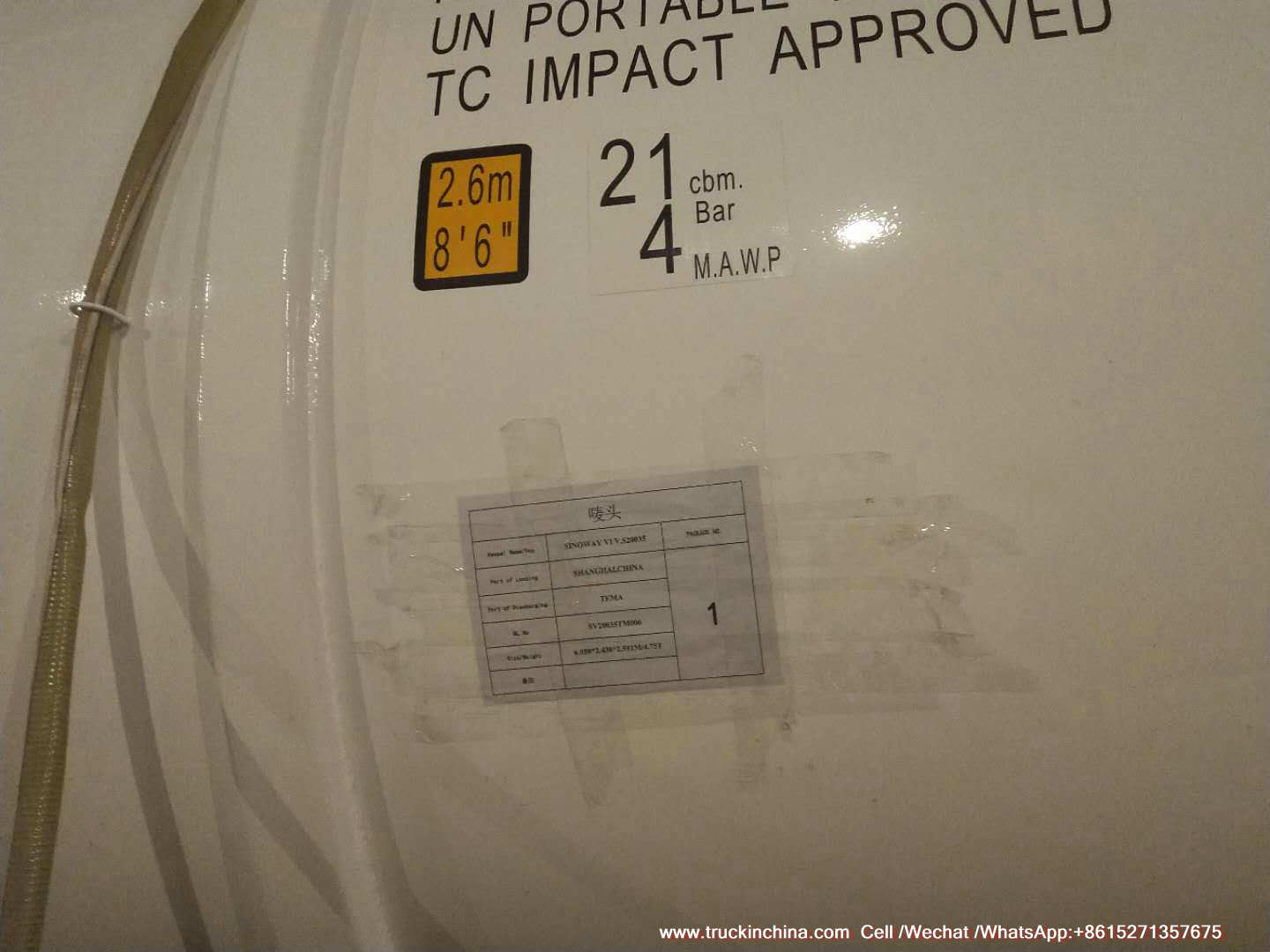 T14 Isotank Lined tank UN1789 UN1790 Acid Container Offshore Tank to ...