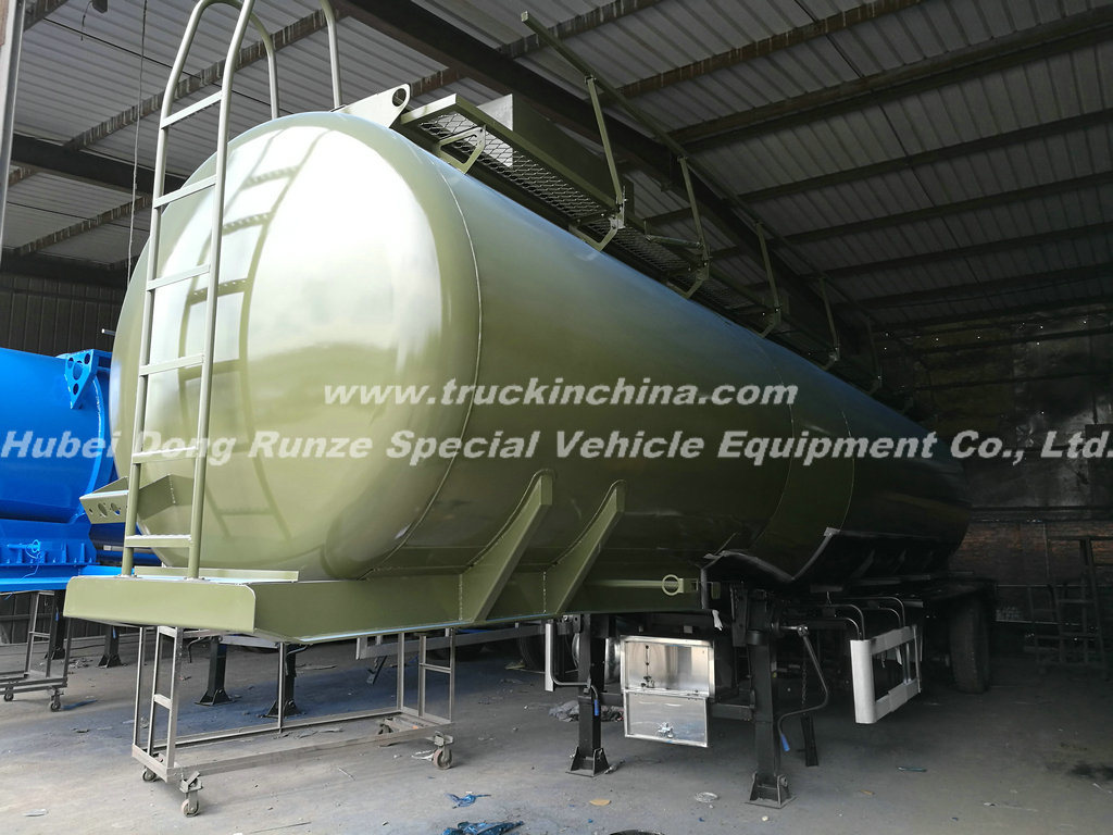 Wholesale 3 Axles Acid Tank Trailer for HCl (max 35%) , Naoh (max 50% ...