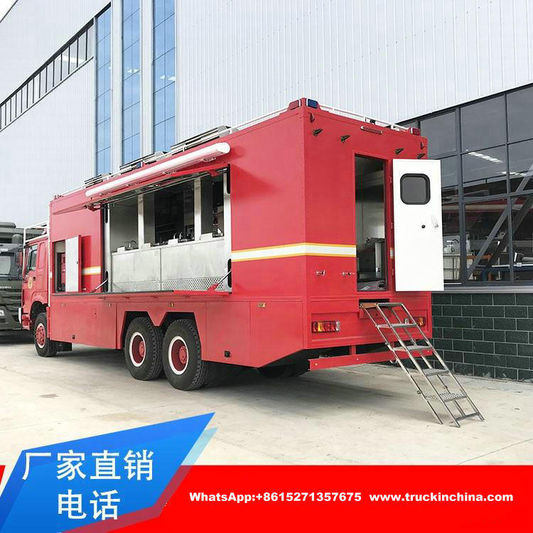 Wholesale HOWO Awd 6X6 Military Mobile Kitchen Truck (Military Offroad ...