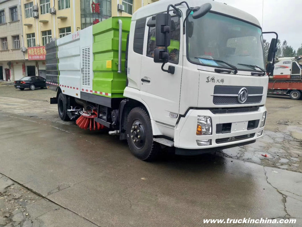 Wholesale Dongfeng Efficent Street Vacuum Road Sweeper 7 Cbm Garbage 3 ...
