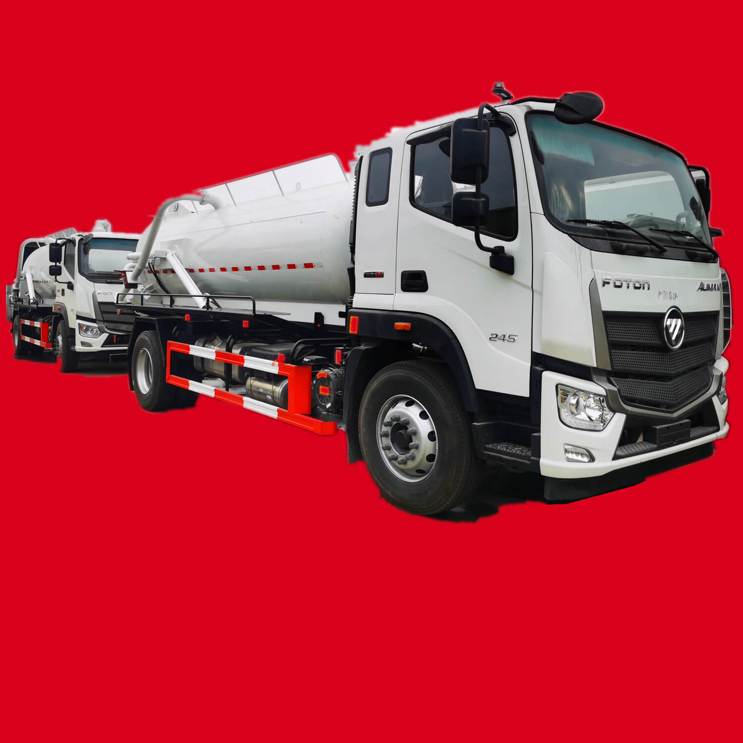Wholesale Foton 10T Septic Tank Sewage Fecal Suction Truck with Liquid ...