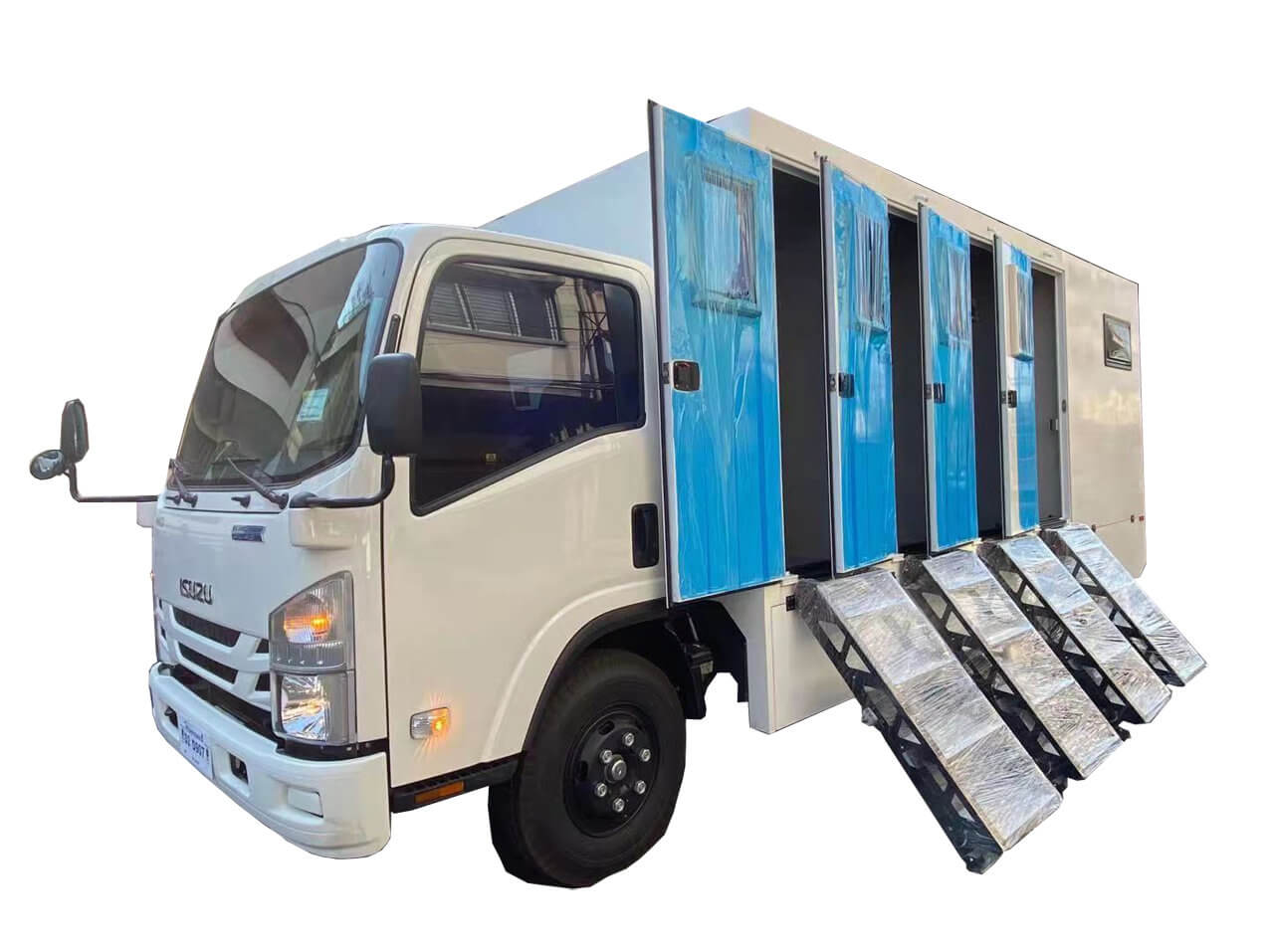 Wholesale ISUZU Truck Mounted Mobile Shower & Toilet Vehicle in Chinese ...